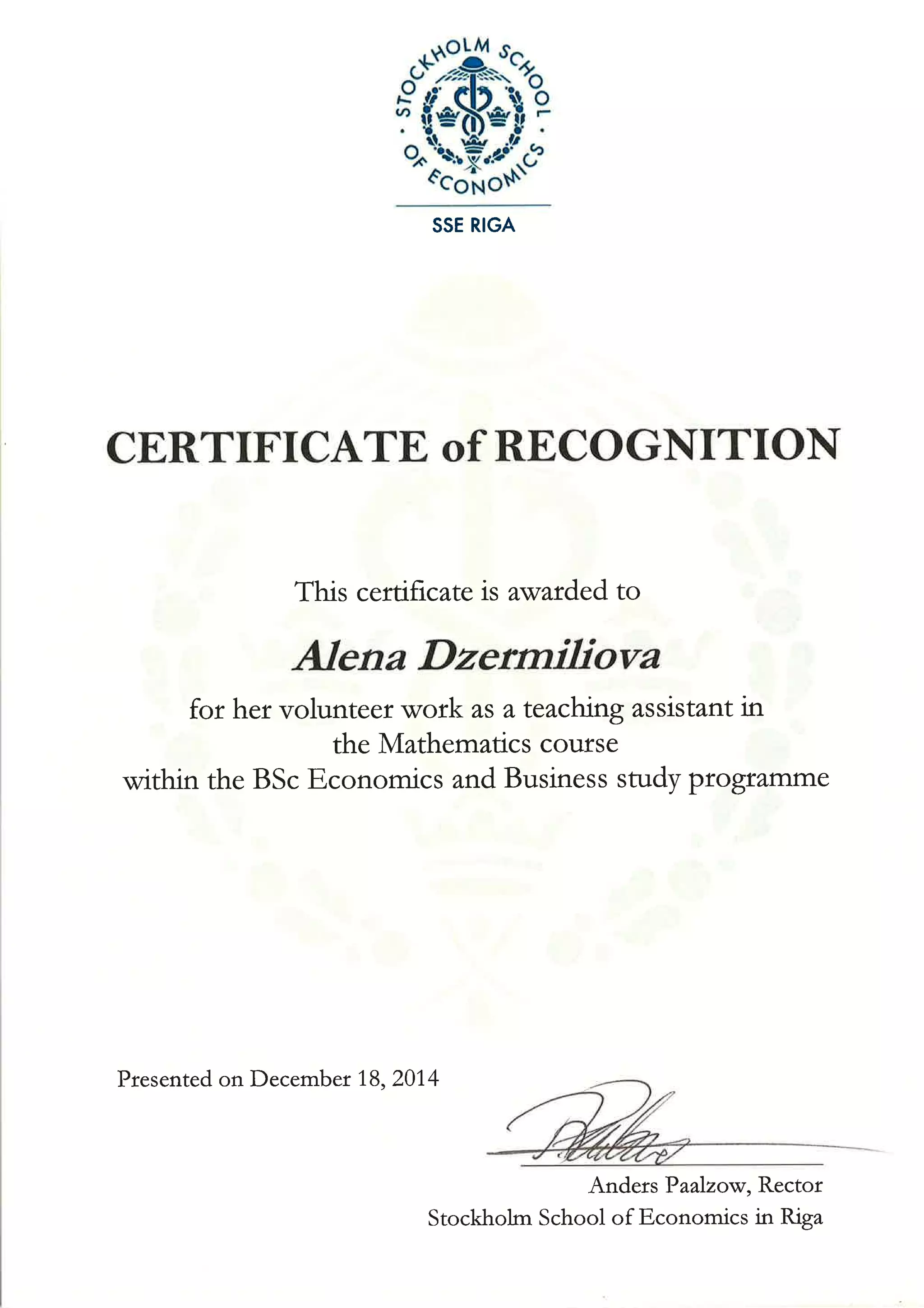 TA_Certificate | PDF