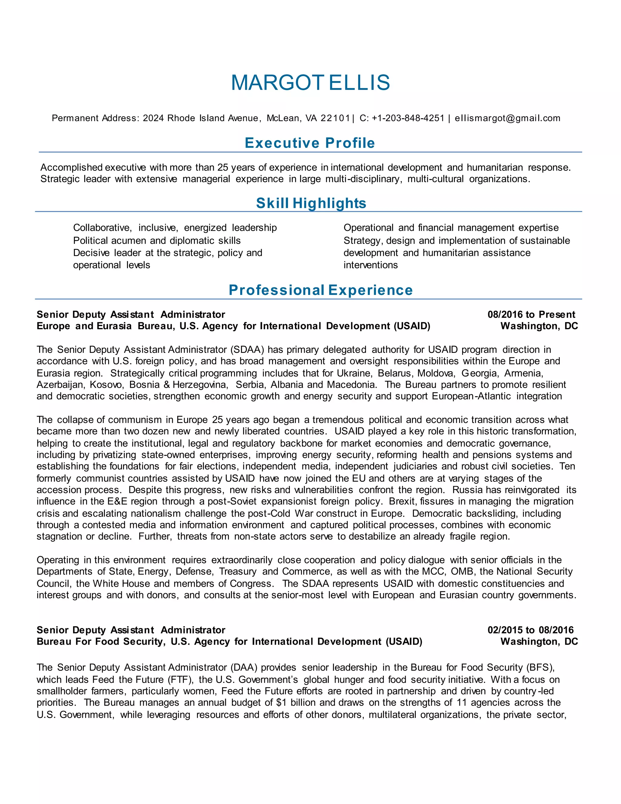 Margot Ellis-4 pg resume-Oct 2016 | DOCX