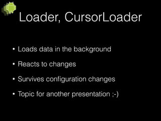 Android Concurrency Presentation | PDF | Operating Systems | Computer Software and Applications