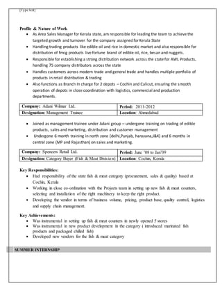 Gibin George Resume | DOCX | Business | Business and Finance