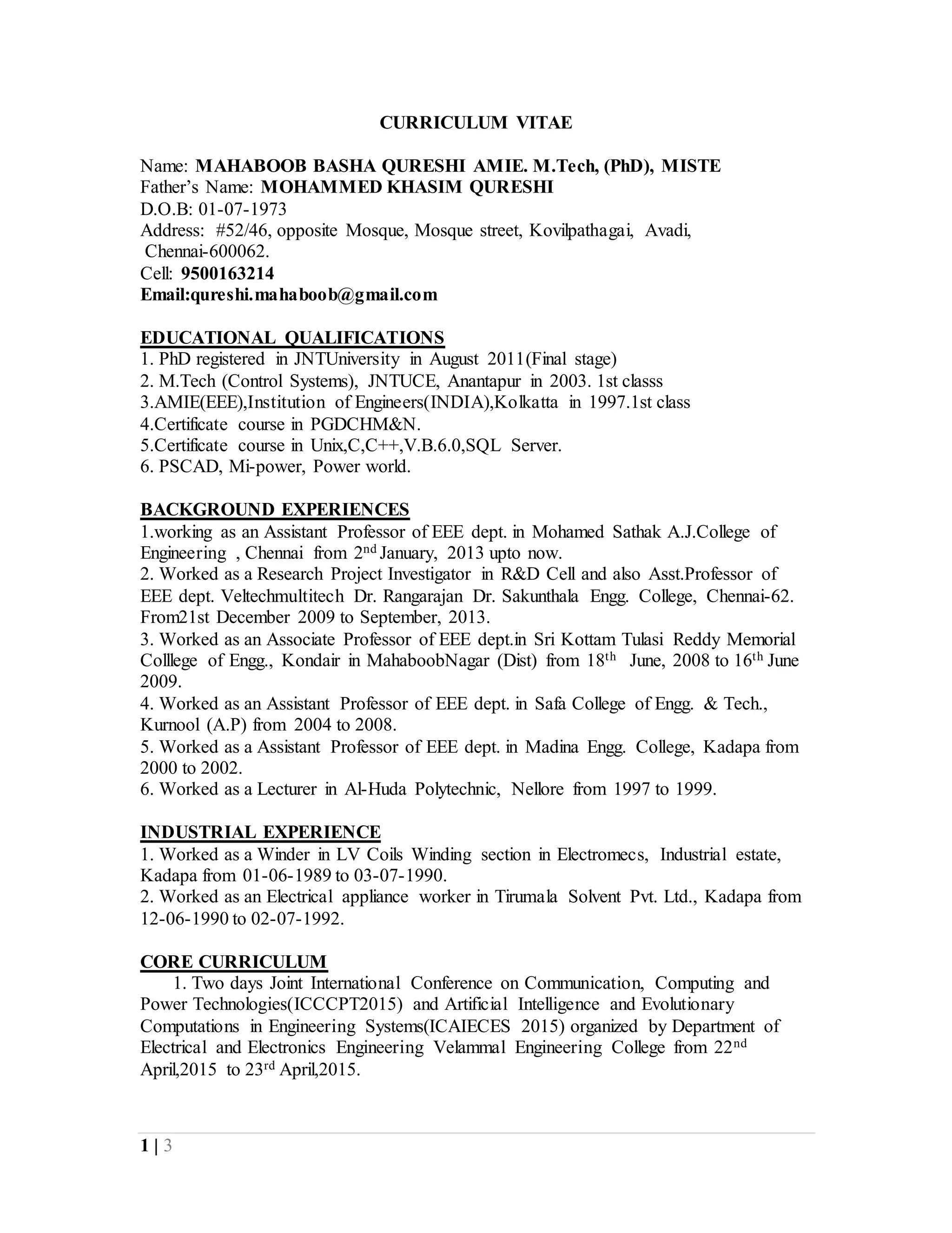 CURRICULUM VITAE-10 | DOCX
