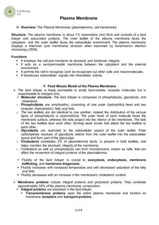 plasma membrane | DOC