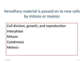 Cell division (Mitosis and Meiosis) | PPTX