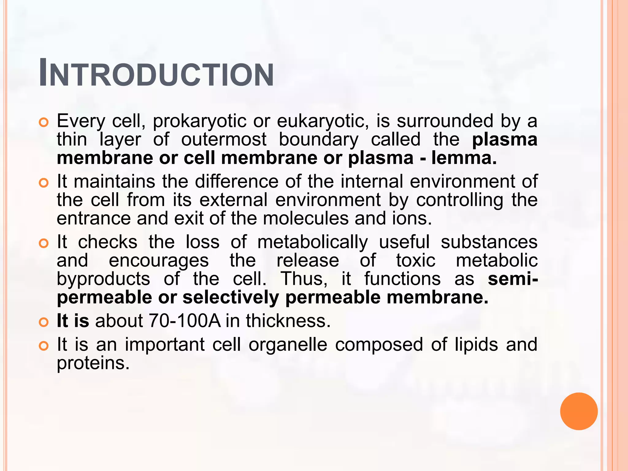cell membrane | PPTX