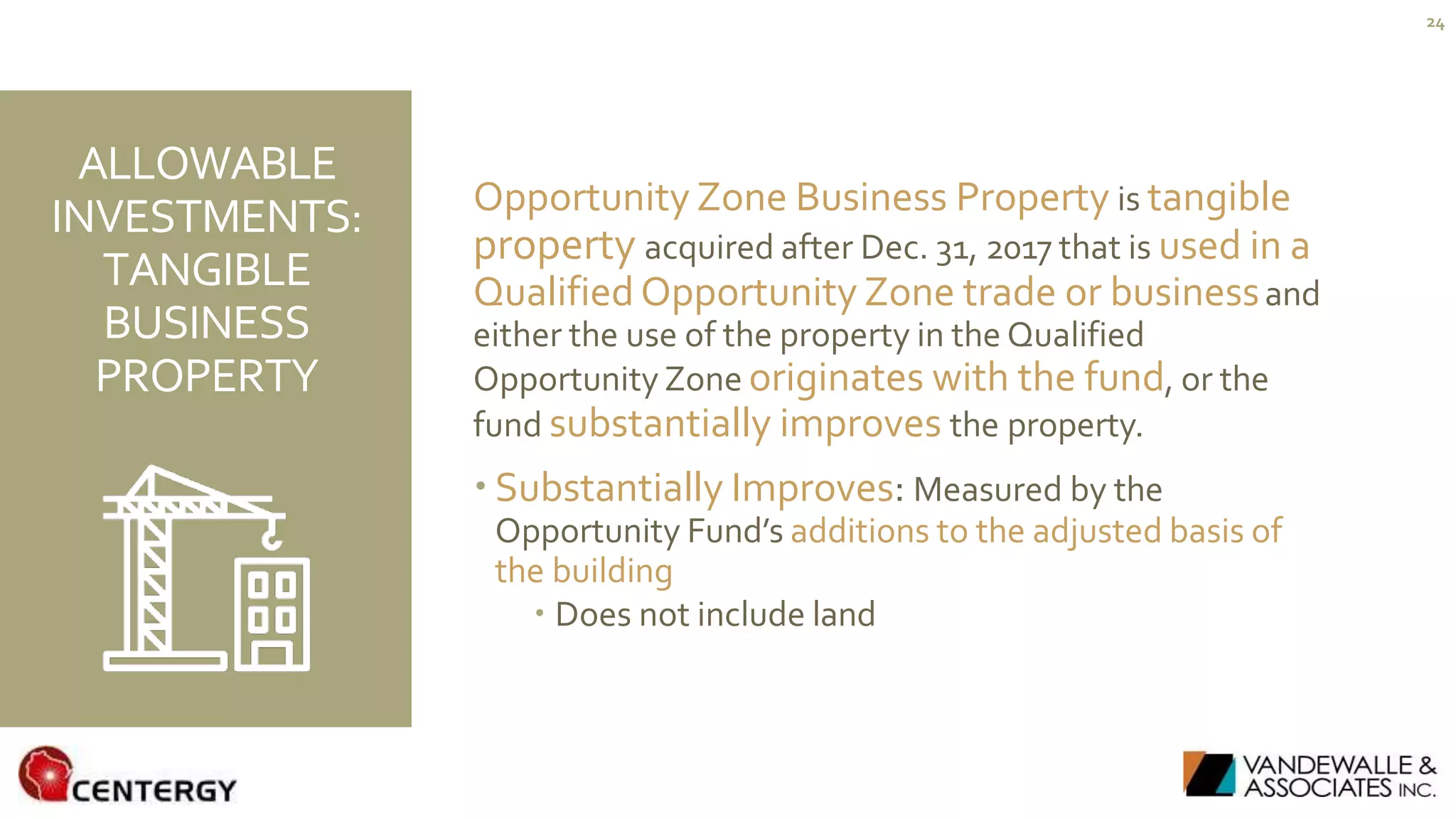 Centergy Opportunity Zone Program Overview | PPT