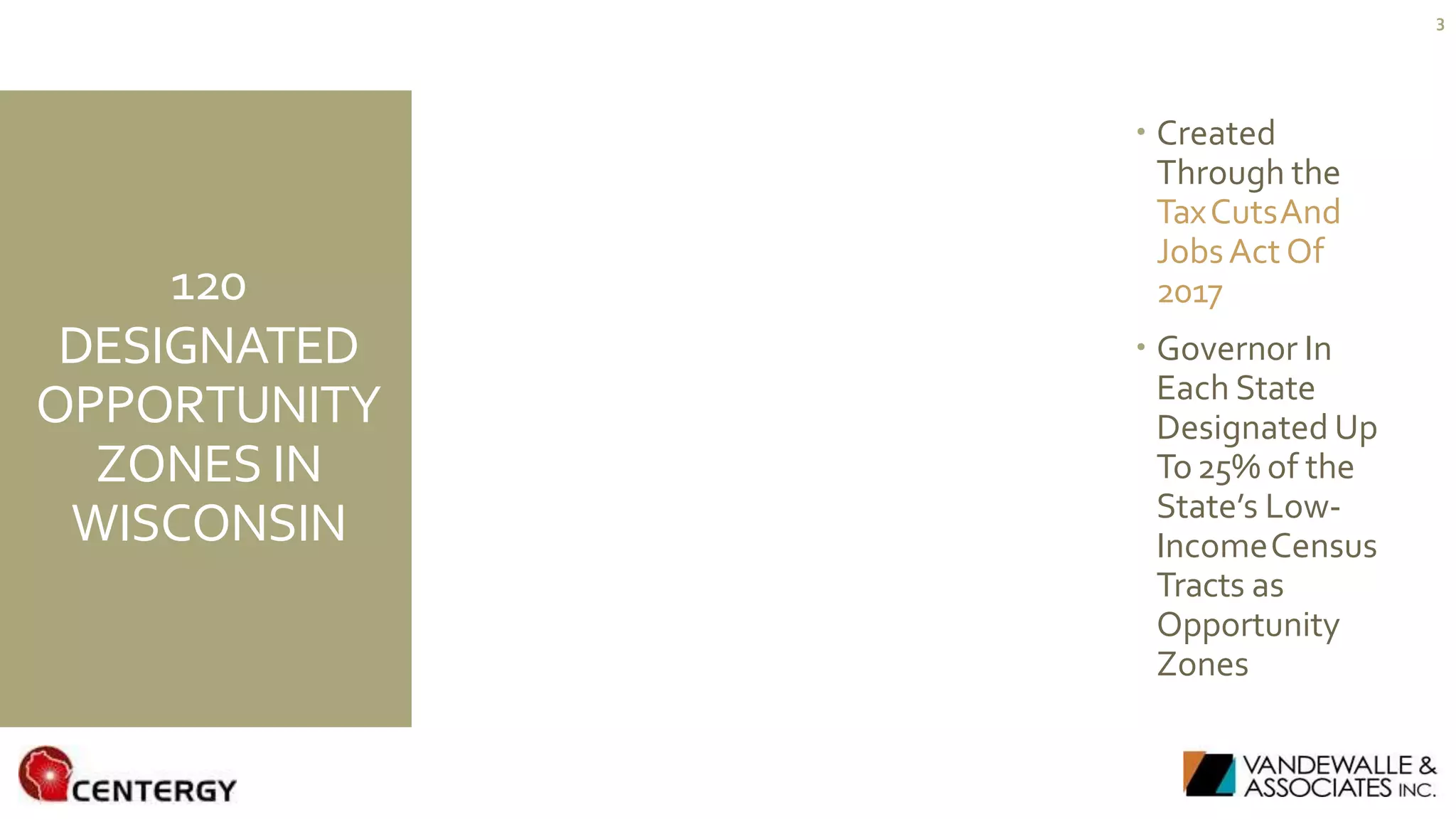 Centergy Opportunity Zone Program Overview | PPT