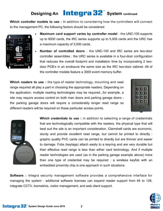 Integra 32 System Design Guide | PDF