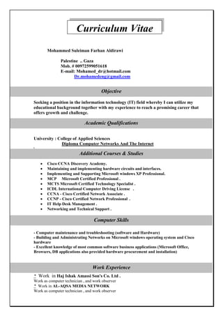 mohamed aldirawi2222-1 | PDF | Computing | Technology & Computing