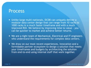 DCDB and Solar | PPTX