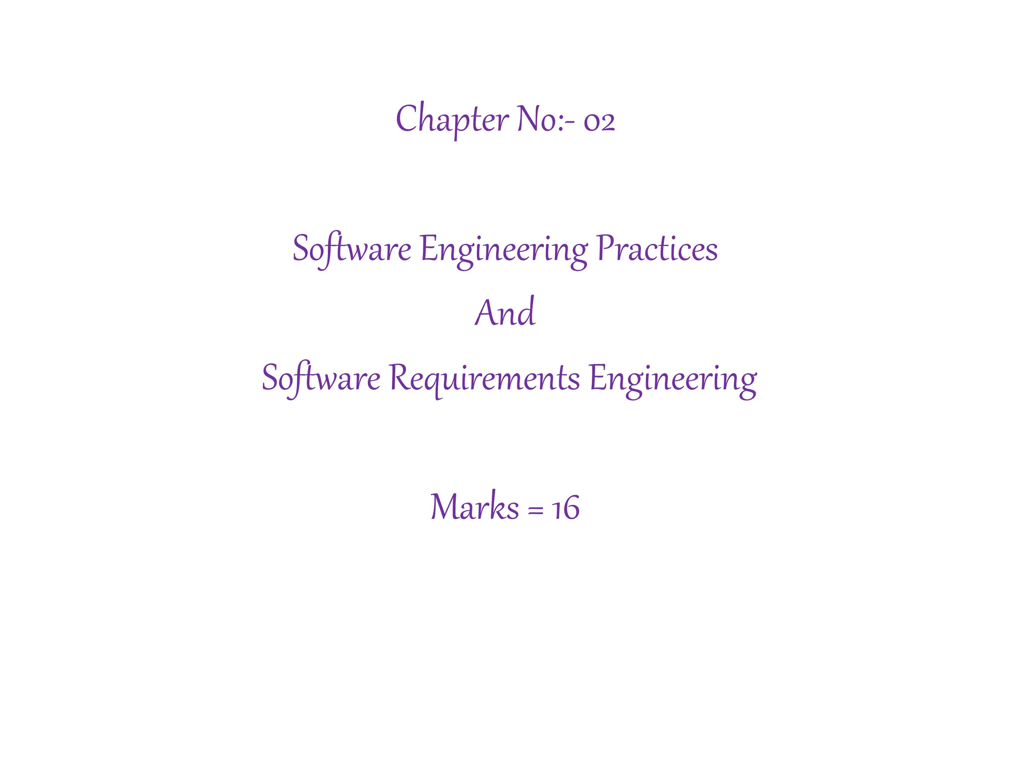 software engineering 2 Chapter notes of software engineering in detail ...