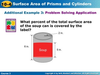 Surface ARea of Prisms and Cylinders | PPT