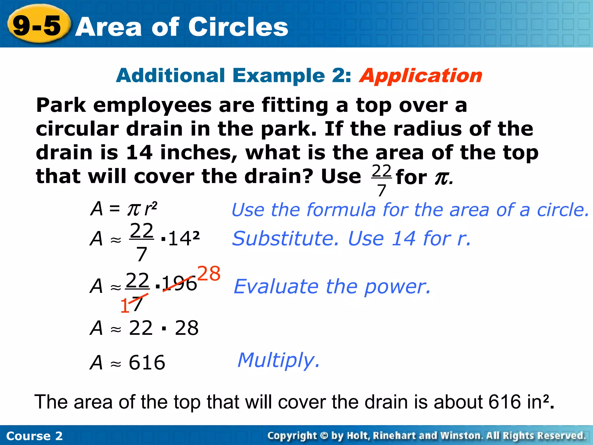 Area of a Circle | PPT