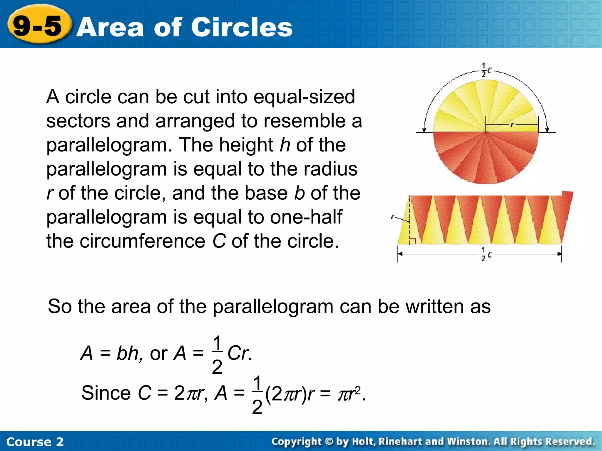 Area of a Circle | PPT