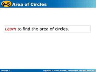 Area of a Circle | PPT