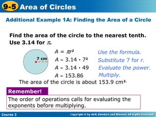 Area of a Circle | PPT