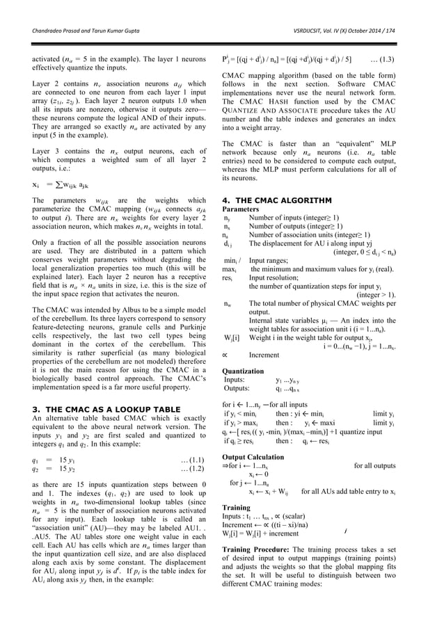 SYSTEM IDENTIFICATION USING CEREBELLAR MODEL ARITHMETIC COMPUTER | PDF | Computing | Technology ...