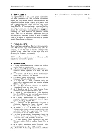 SYSTEM IDENTIFICATION USING CEREBELLAR MODEL ARITHMETIC COMPUTER | PDF | Computing | Technology ...
