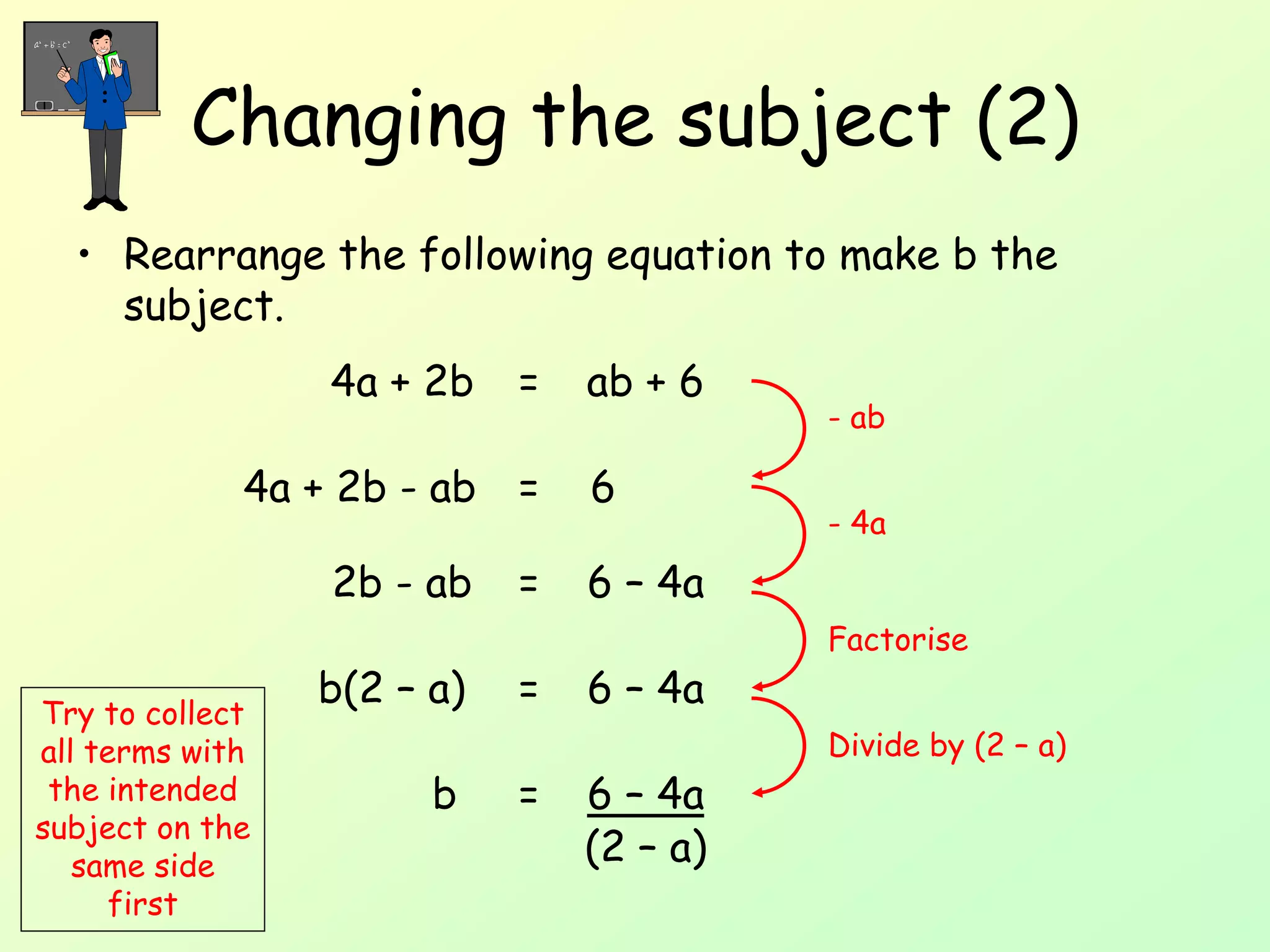 2) Changing the Subject - Harder.pptx