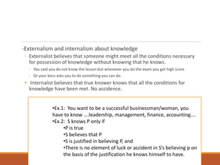 2 chapter 1 theories of knowledge | PPTX