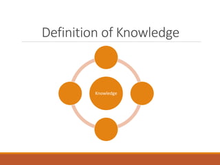 2 chapter 1 theories of knowledge | PPTX