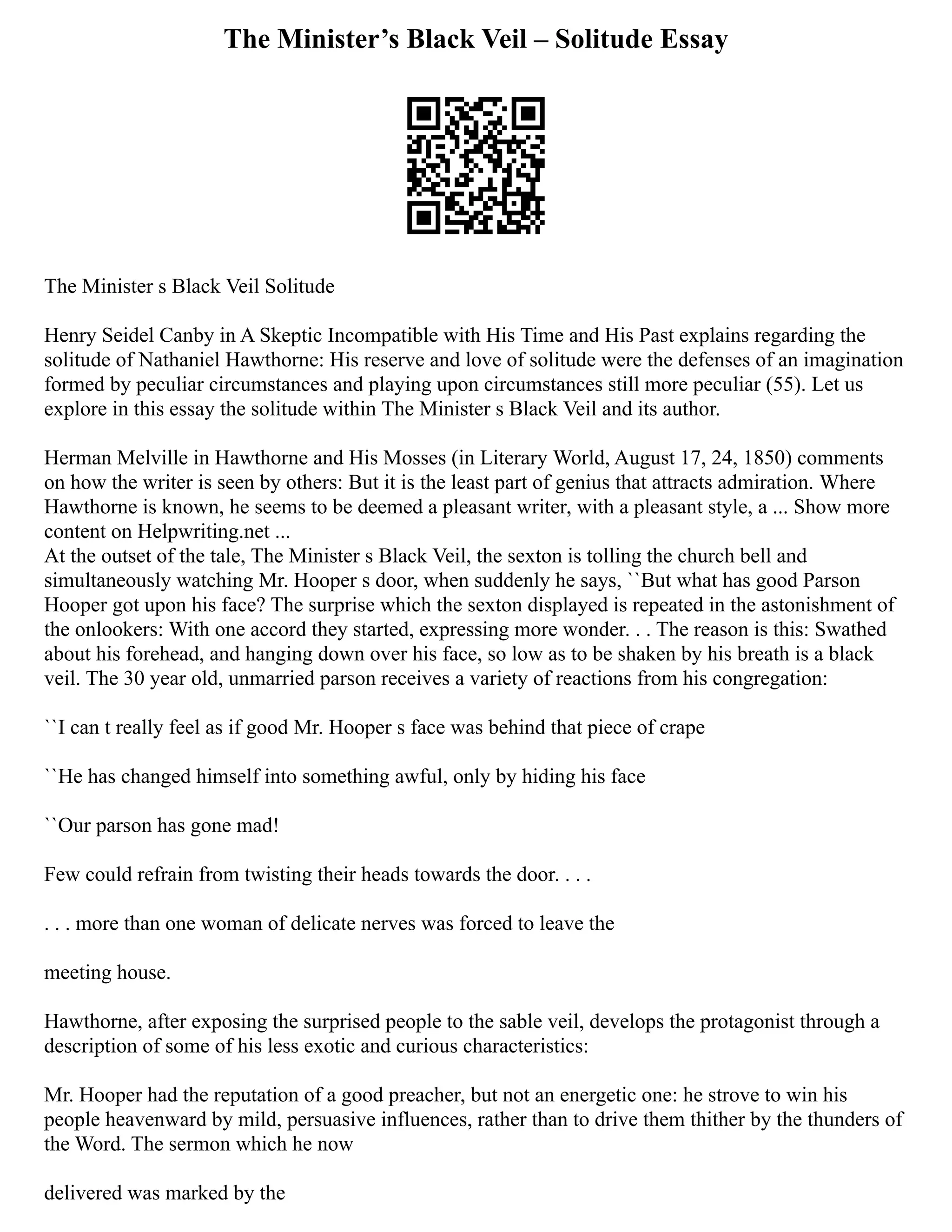 2 Character Analysis Essay Examples With Character | PDF