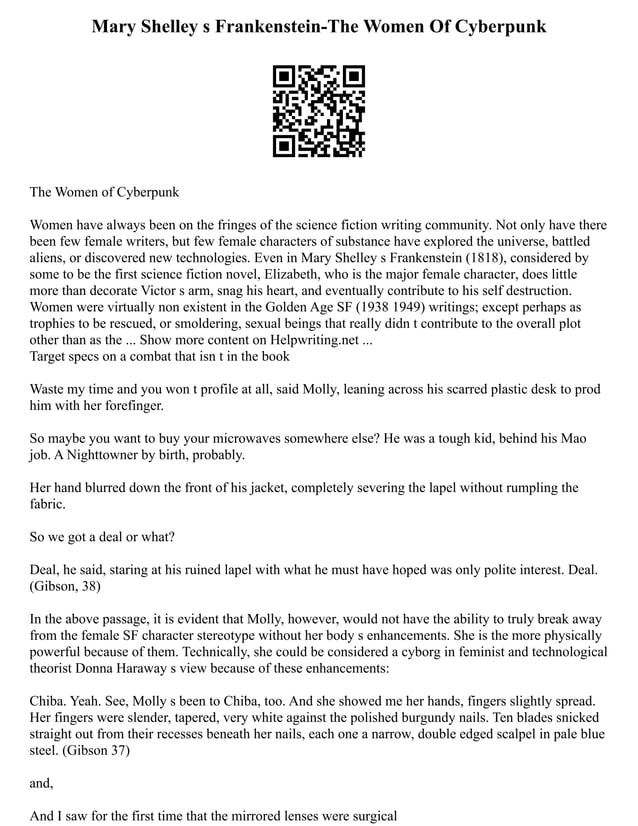 2 Character Analysis Essay Examples With Character | PDF