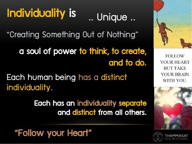 2 characteristics and individuality 58