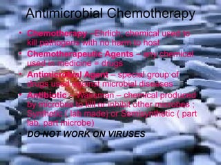ANTIMICROBIAL CHEMOTHERAPY | PPT