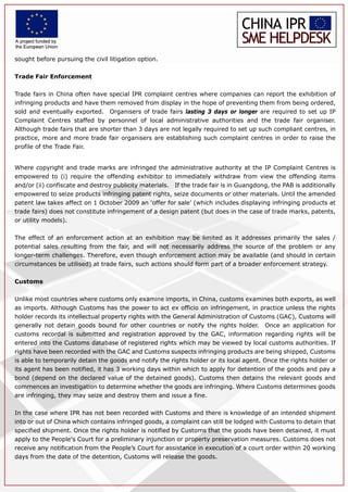 China IPR Guide for European SMEs in the Ceramics Industry | PDF