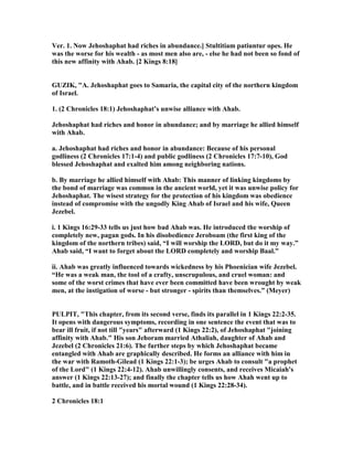 2 chronicles 18 commentary | PDF