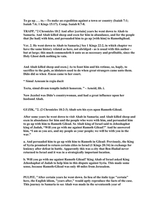 2 chronicles 18 commentary | PDF