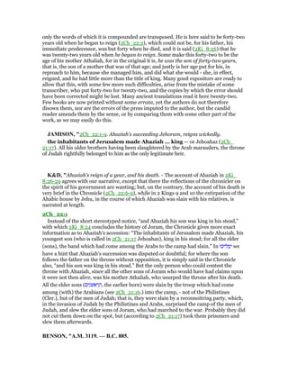 2 Chronicles 22 Commentary Pdf