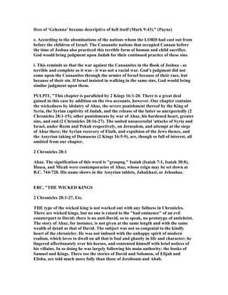 2 chronicles 28 commentary | PDF
