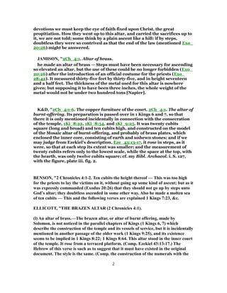 2 chronicles 4 commentary | PDF