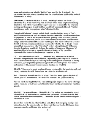 2 chronicles 4 commentary | PDF