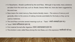 2 Chronological development rasashastra and bhaishjya kalpanapptx | PPTX