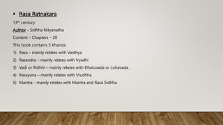 2 Chronological development rasashastra and bhaishjya kalpanapptx | PPTX