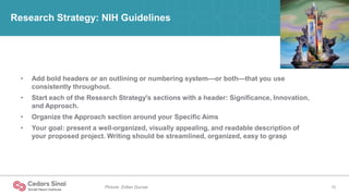 Writing the NIH K Award – Research Plan | PPT