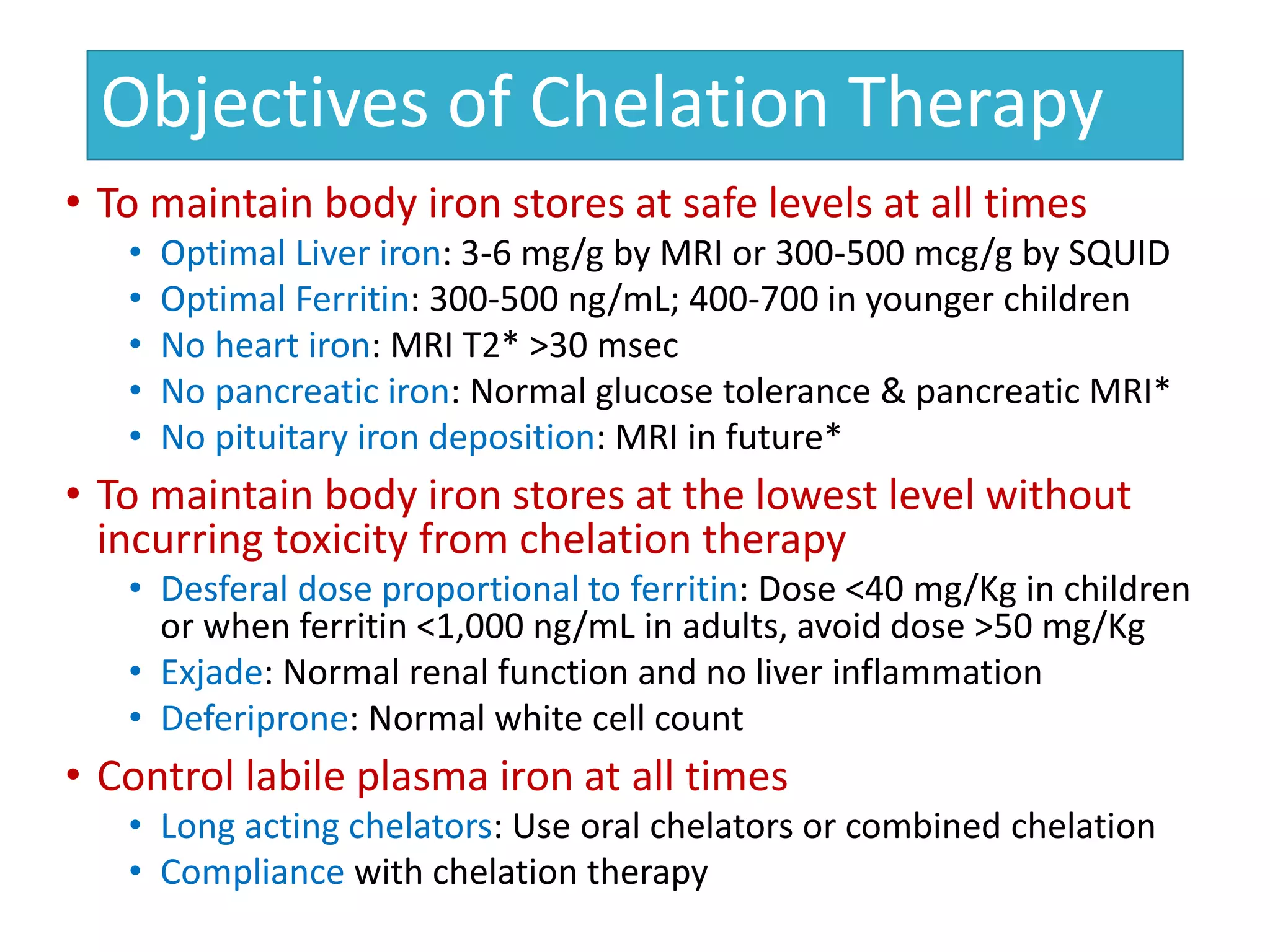 Iron Chelation Therapy | PPTX