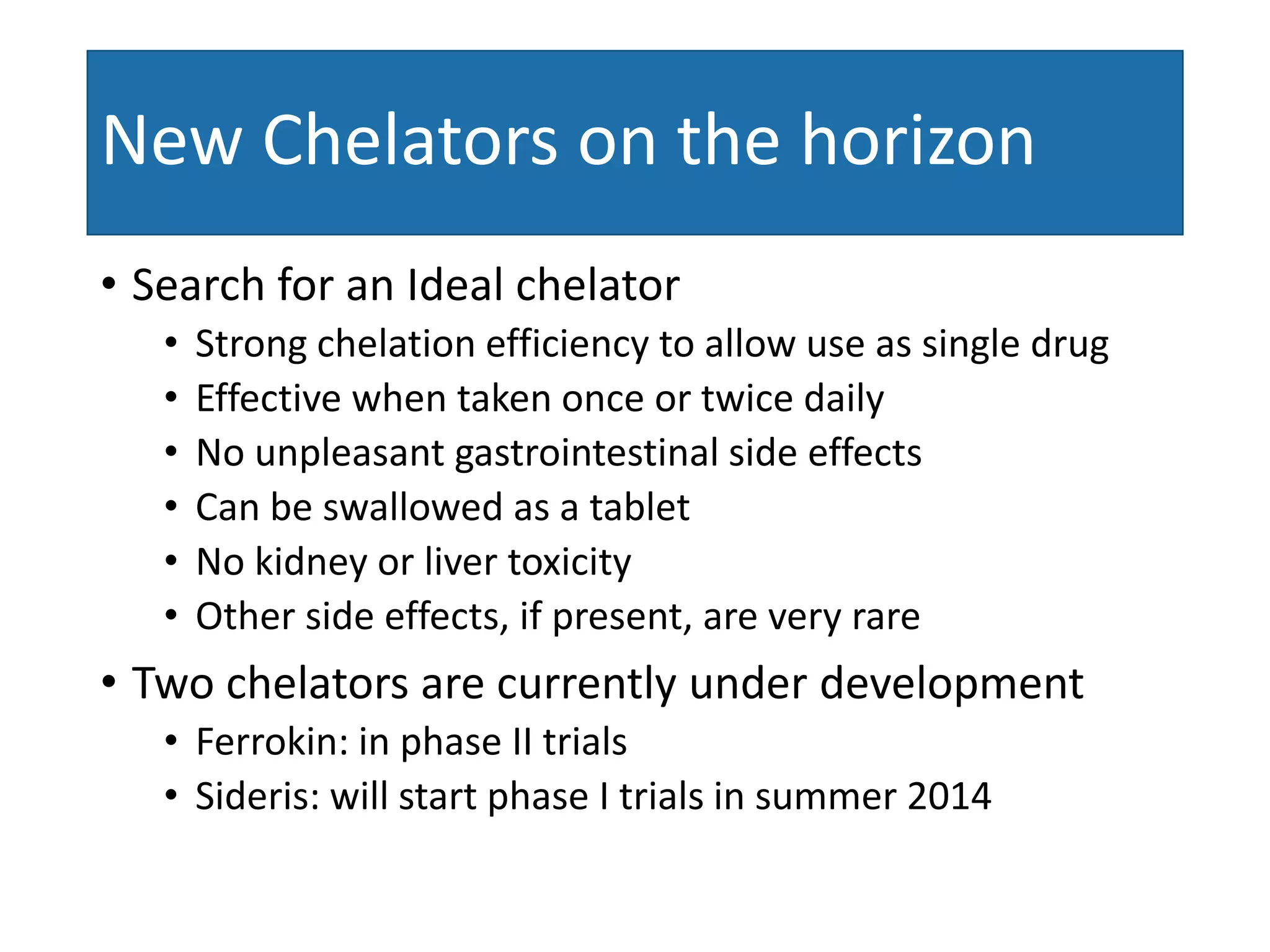 Iron Chelation Therapy | PPTX