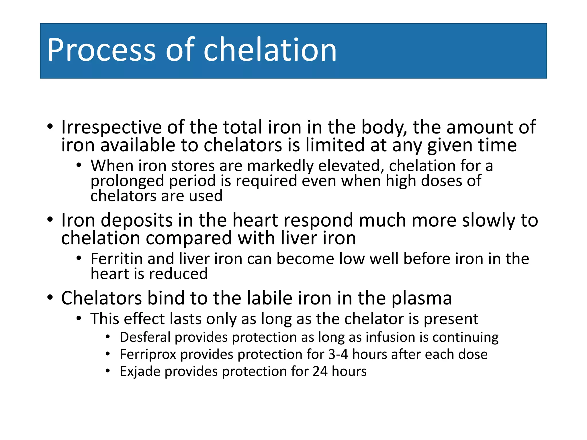 Iron Chelation Therapy | PPTX