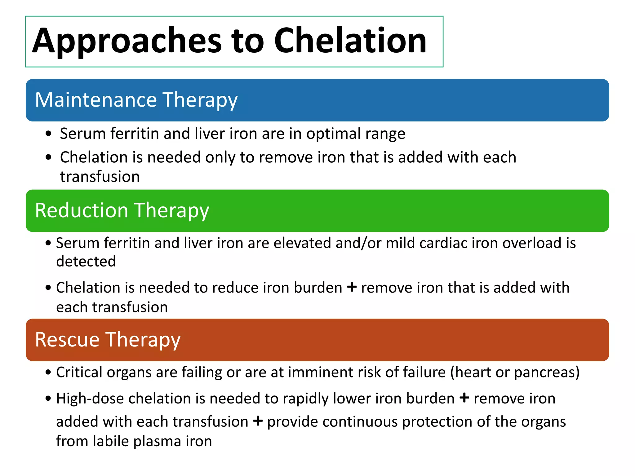 Iron Chelation Therapy | PPTX