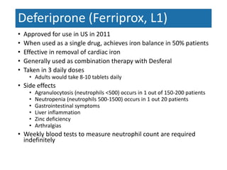 Iron Chelation Therapy | PPTX
