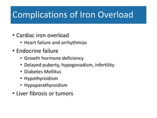 Iron Chelation Therapy | PPTX