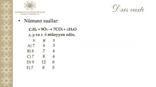 2 ci semestr 10cu sinif tekrar | PPTX