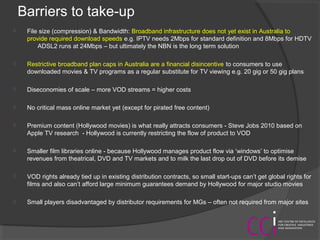 Australian Online Feature Films - Stuart Cunningham SPAA 2010 | PPT