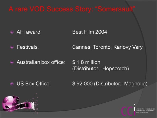 Australian Online Feature Films - Stuart Cunningham SPAA 2010 | PPT