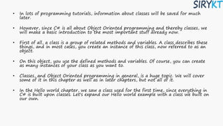 2classes in c# | PPT