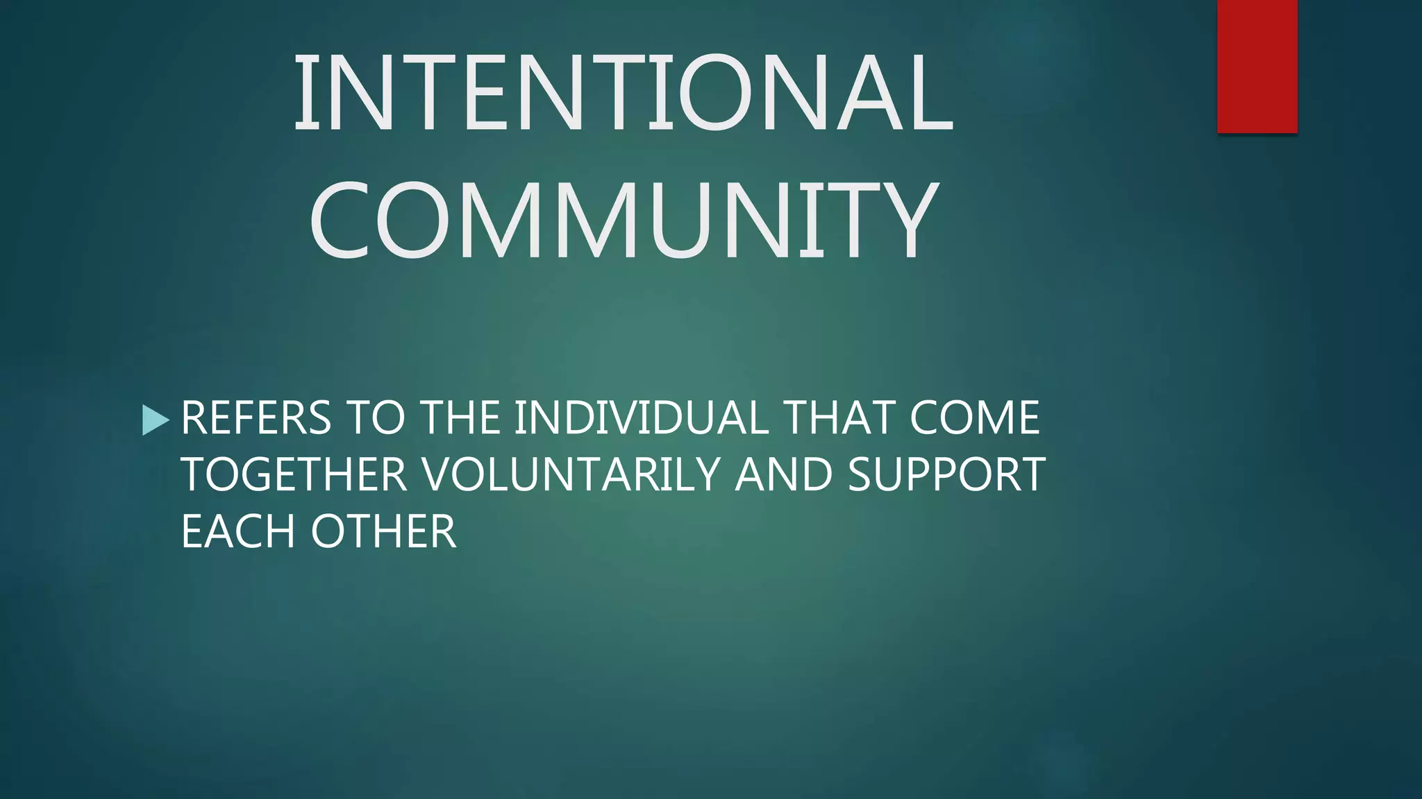 2 classification and types of community | PPTX