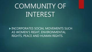 2 classification and types of community | PPT